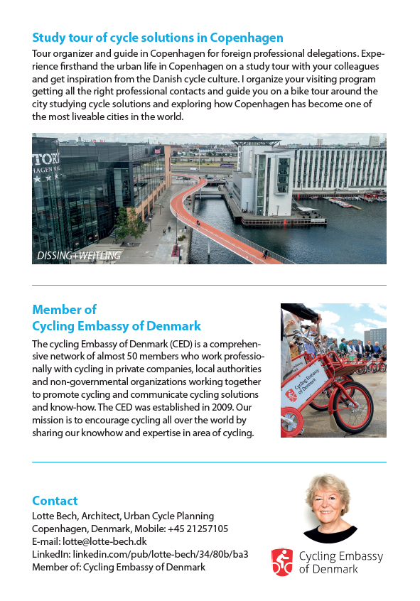 Urban Cycle Planning - Cycling Embassy of Denmark